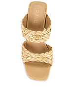 RAYE Nantez Sandal in Raffia | REVOLVE
