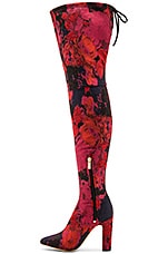 RAYE x STONE_COLD_FOX Foxy Boot in Red Brocade | REVOLVE