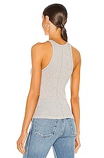 RE/DONE x Hanes Ribbed Tank in Heather Grey | REVOLVE