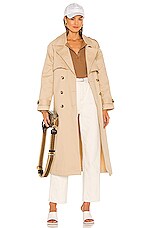 RE/DONE x Hanes 60s Slim Henley Tee in Caramel | REVOLVE