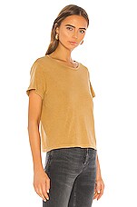 RE/DONE Classic Tee in Mineral Wash Sand | REVOLVE