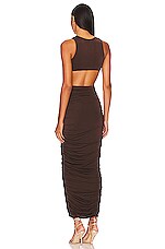 REMI x REVOLVE Hannah Maxi Dress in Chocolate | REVOLVE