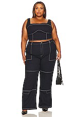 REMI x REVOLVE Yuval Corset Top in Denim Blue | REVOLVE