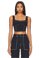 REMI x REVOLVE Yuval Corset Top in Denim Blue | REVOLVE