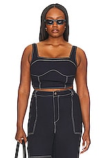 REMI x REVOLVE Yuval Corset Top in Denim Blue | REVOLVE