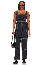 REMI x REVOLVE Yuval Corset Top in Denim Blue | REVOLVE