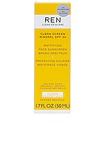 REN Clean Skincare Clean Screen Mineral SPF 30 Mattifying Face ...