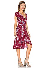 REVERSE Caroline Dress in Maroon Pink Blue Floral | REVOLVE