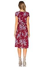 REVERSE Caroline Dress in Maroon Pink Blue Floral | REVOLVE
