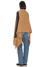 Rag & Bone Addison Fringed Shawl in Camel | REVOLVE