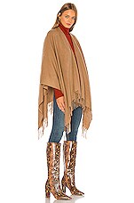 Rag & Bone Cashmere Poncho in Heathered Camel | REVOLVE