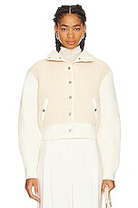 Rag & Bone Paula Bomber in Ivory | REVOLVE