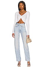 Rag & Bone Alex Liquid High-Rise Stright in Luna | REVOLVE