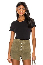 Rag & Bone The Tee Bodysuit in Black | REVOLVE