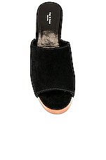 Rag & Bone Mara Clog Slide in Black Suede | REVOLVE