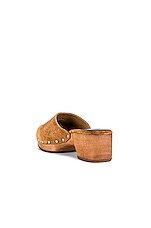 Rag & Bone Mara Clog Slide in Tobacco Suede | REVOLVE