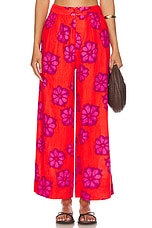 Rhode Campbell Pants in Scarlet Bombay Bloom | REVOLVE