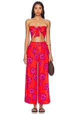 Rhode Campbell Pants in Scarlet Bombay Bloom | REVOLVE