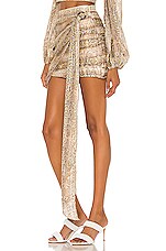 ROCOCO SAND Rhea Mini Skirt in Mud | REVOLVE