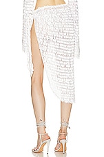 retrofete Brasilia Crochet Pareo in White | REVOLVE
