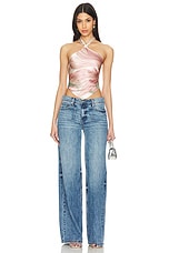retrofete Jamie Top in Dusty Pink Botanical | REVOLVE