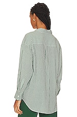 ROLLA'S Capri Stripe Becca Shirt in Basil | REVOLVE