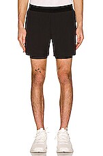 Rhone 5" Mako Tech Short Lined in Black | REVOLVE
