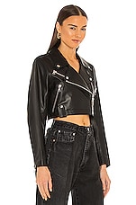 RTA Kennedy Leather Jacket in Black | REVOLVE