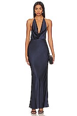 Runaway The Label Posey Maxi Dress in Navy | REVOLVE