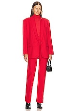 REVOLVE x Maison Meta Oversized Suit Jacket in Red | REVOLVE