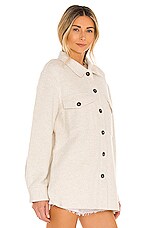 Sanctuary Knit Shacket in Milk | REVOLVE