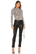 Sanctuary Sheer Talent Mesh Top in Black Zebra | REVOLVE