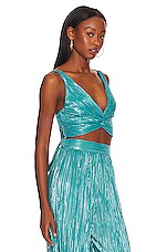 Sabina Musayev x REVOLVE Savannah Top in Aquamarine | REVOLVE