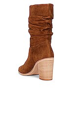 Schutz Ashlee Block Bootie in Bear | REVOLVE