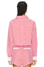 SNDYS X Revolve Darian Stripe Shirt in Red | REVOLVE