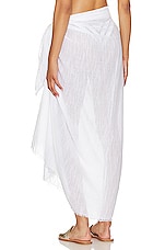 Seafolly Textured Beach Wrap in White | REVOLVE