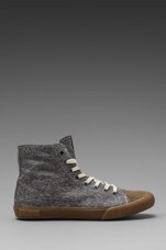 SeaVees x Todd Snyder Army Issue High Top in Grey Twill | REVOLVE