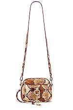 See By Chloe Tony Small Python Print Crossbody Bag in Powder | REVOLVE