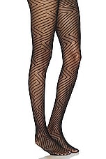 Stems Geometric Fishnet Tights in Black | REVOLVE