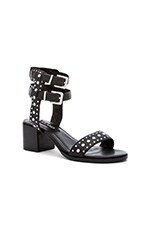 SENSO Jillie Sandal in Ebony | REVOLVE