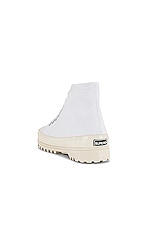 Superga 2341 ALPINA SHINY GUM Sneaker in White Shiny | REVOLVE