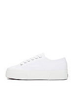 Superga 2740 Mid Platform Sneaker in White | REVOLVE