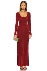 SEROYA Rashelle Maxi Dress in Ruby Red | REVOLVE