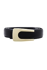 SHASHI Square Buckle Belt in Black | REVOLVE