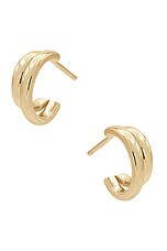 SHASHI Katherine Hoop in Gold | REVOLVE