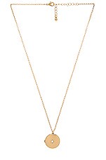 SHASHI Starburst Locket Necklace in Gold | REVOLVE