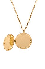 SHASHI Starburst Locket Necklace in Gold | REVOLVE