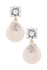 SHASHI Cleo Earring in Pearl | REVOLVE