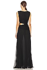Shona Joy Claude Cut Out Maxi Dress in Black | REVOLVE