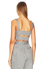 Shona Joy Amanda Crossover Bralette in Ash | REVOLVE